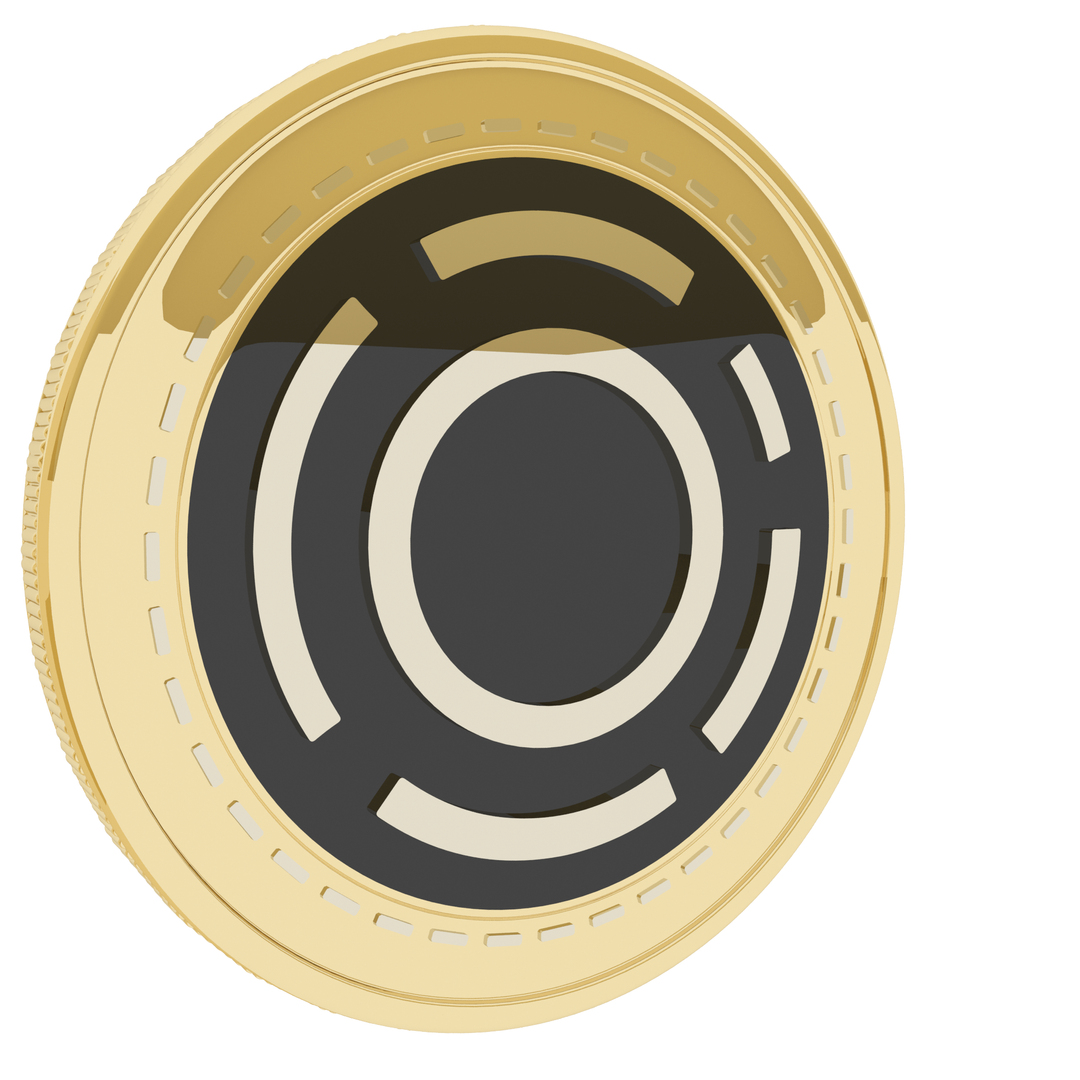 3D model Aion Cryptocurrency Gold Coin - TurboSquid 1781858