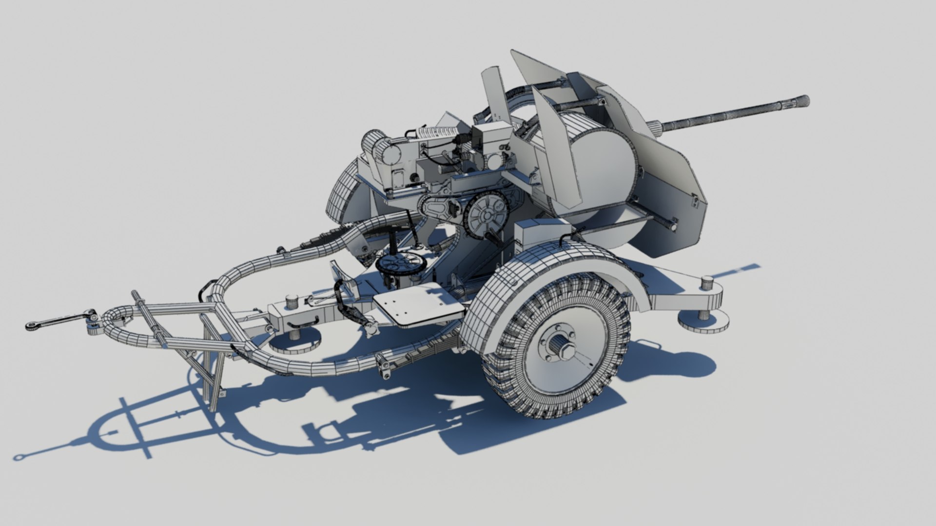 Flak 38 Guns German 3D Model - TurboSquid 1477824