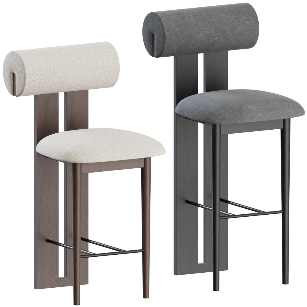 Hippo Counter And Bar Chair By Norr11 3D Model - TurboSquid 2218780