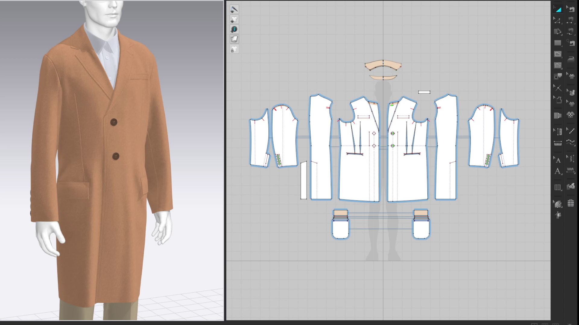 3D Tailored Coat Outfit Model - TurboSquid 2050245