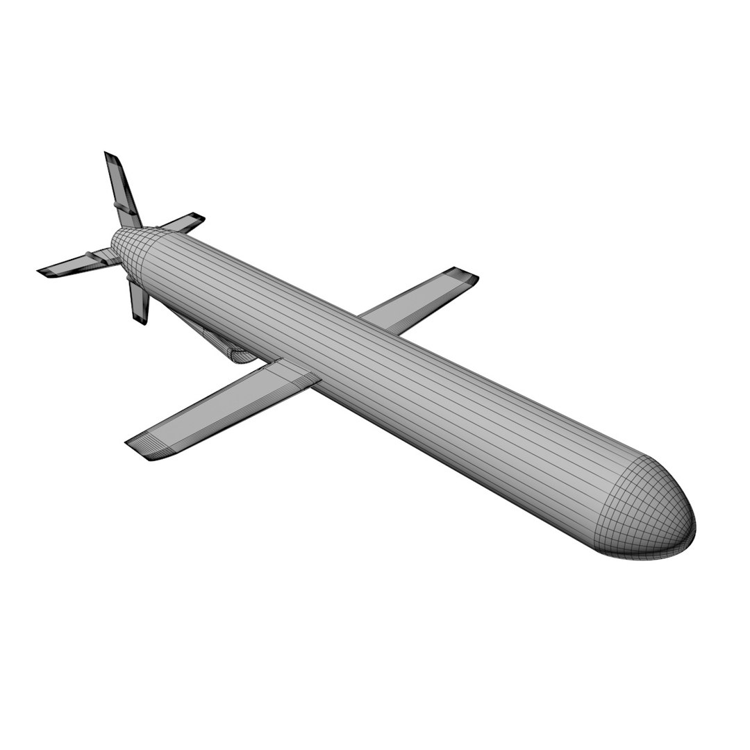 3d missile model
