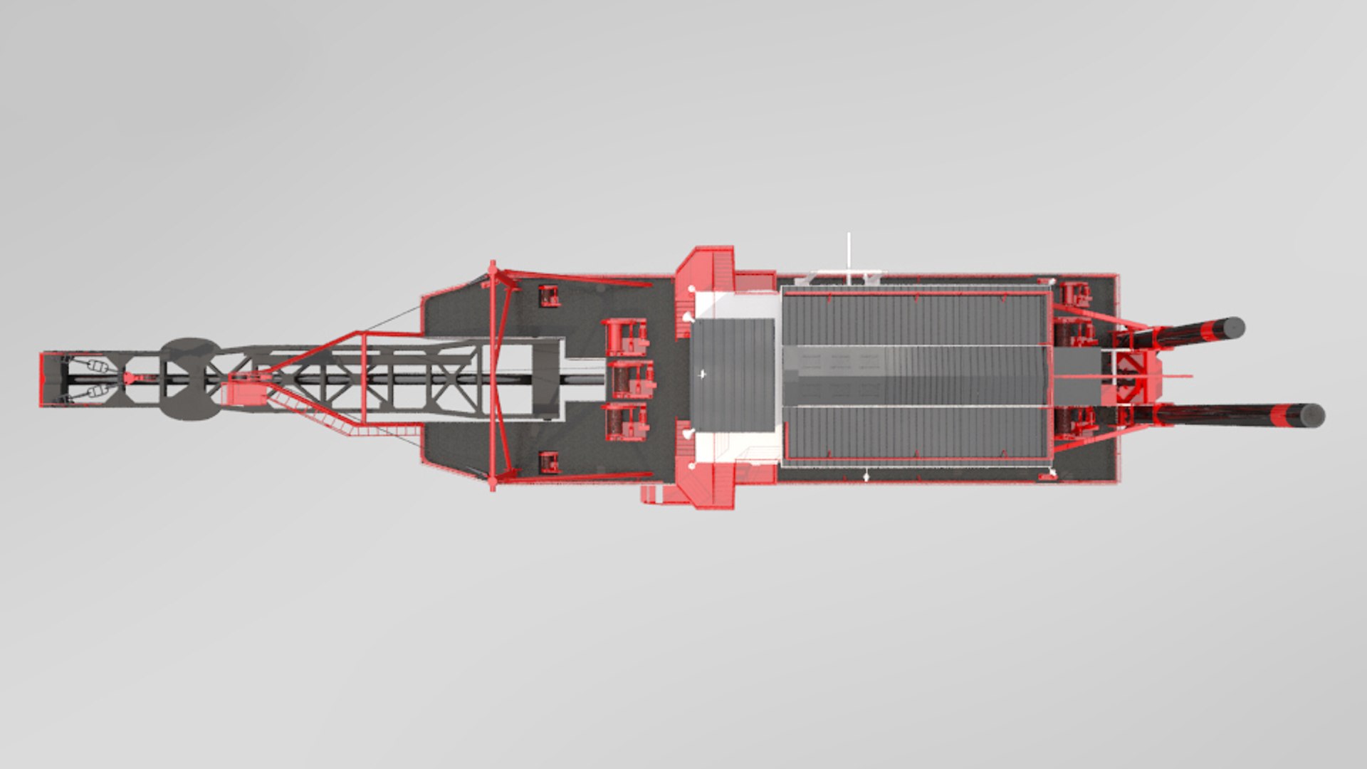 Dredger Ship Transport 3D Model - TurboSquid 1387868