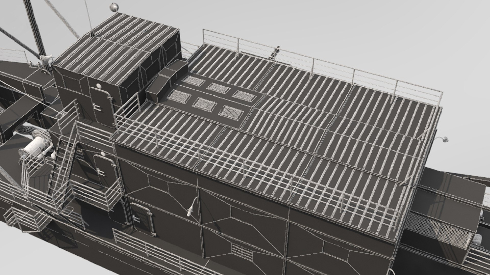 Dredger Ship Transport 3D Model - TurboSquid 1387868