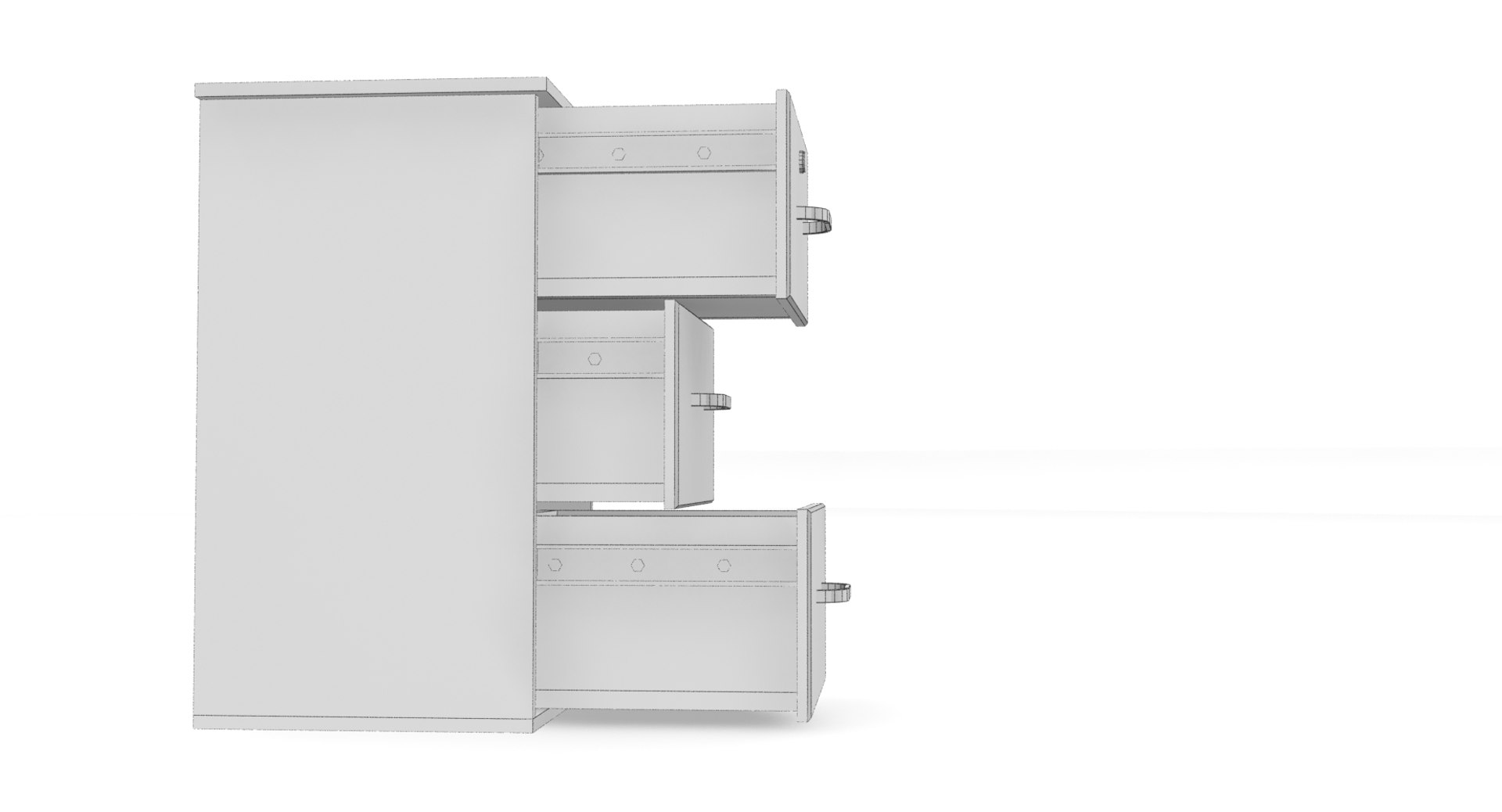 3D Model Drawers Units - TurboSquid 1402821