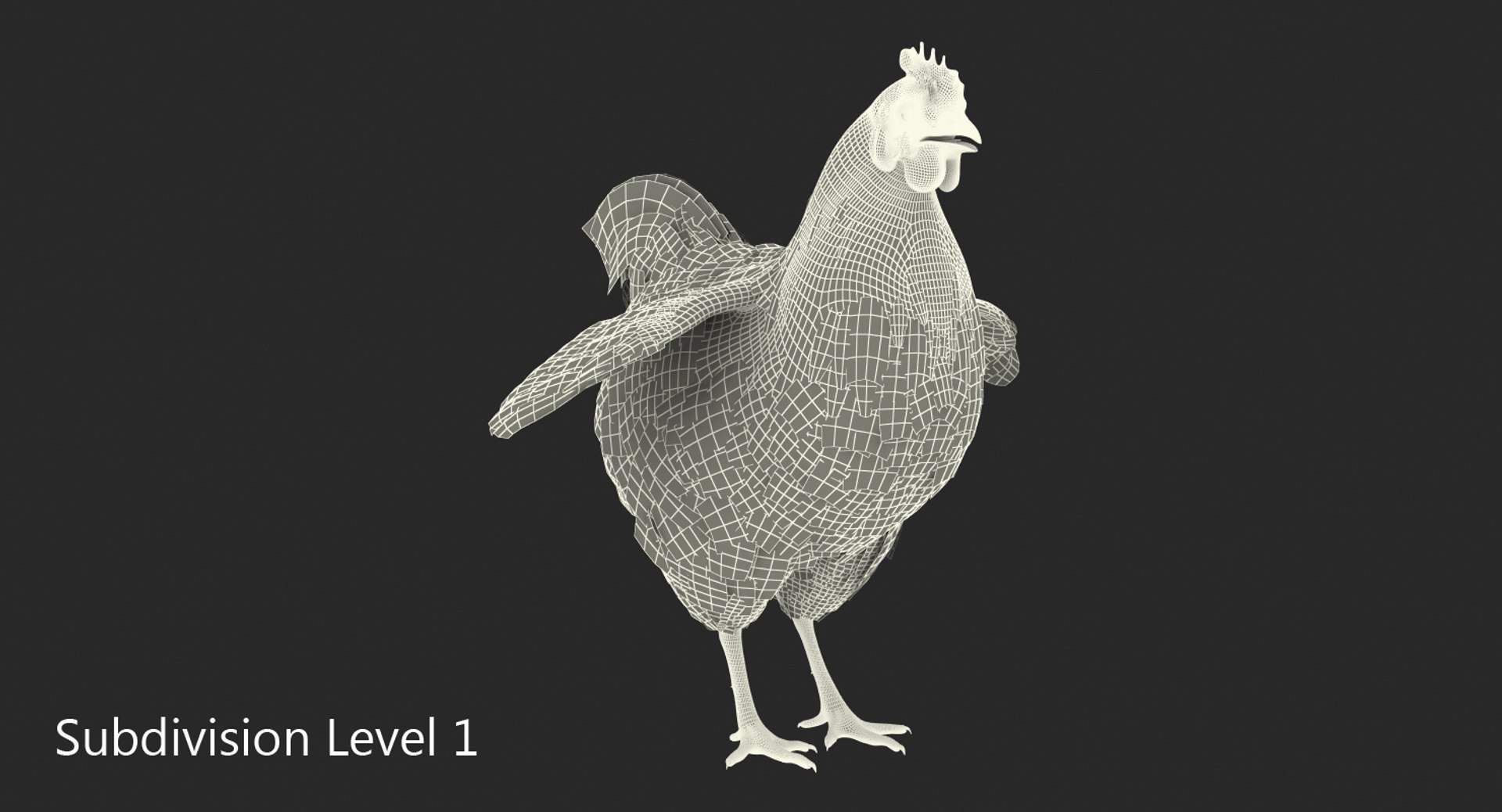 Chicken realistic 3D model - TurboSquid 1150605