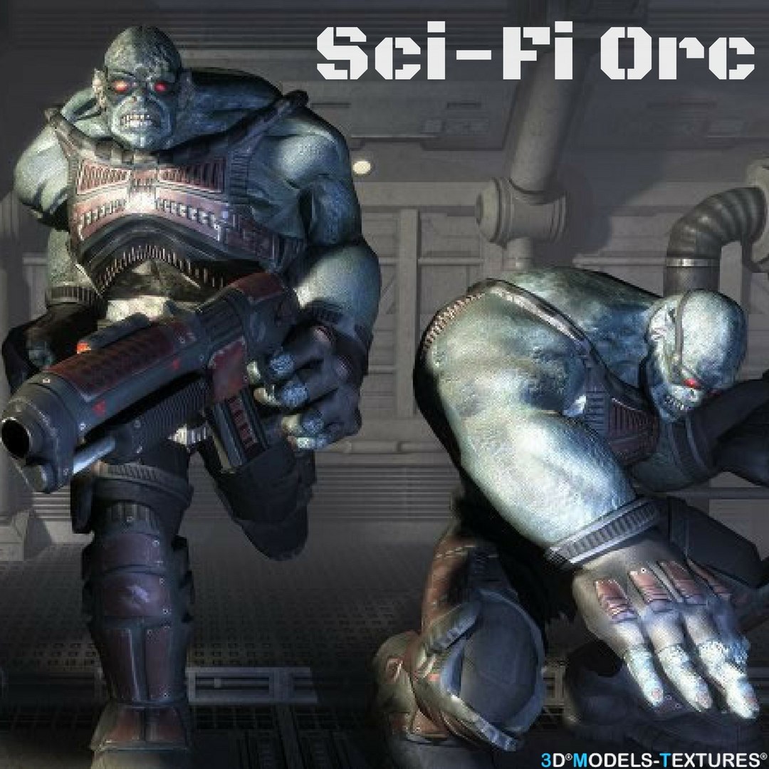 Sci-fi Orc 3D - TurboSquid 1210441