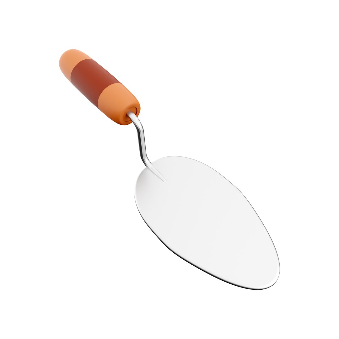 3d Trowel Tool Icon 3D - TurboSquid 2045268