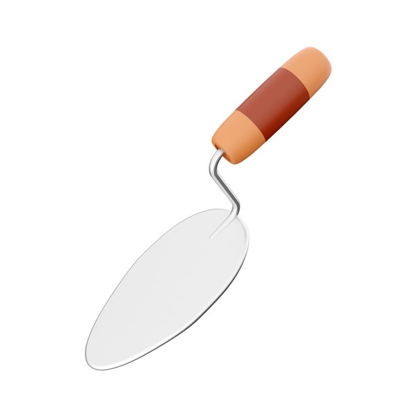 3d trowel tool icon 3D - TurboSquid 2045268