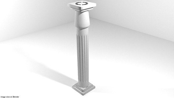 Pillar STL Models for Download | TurboSquid