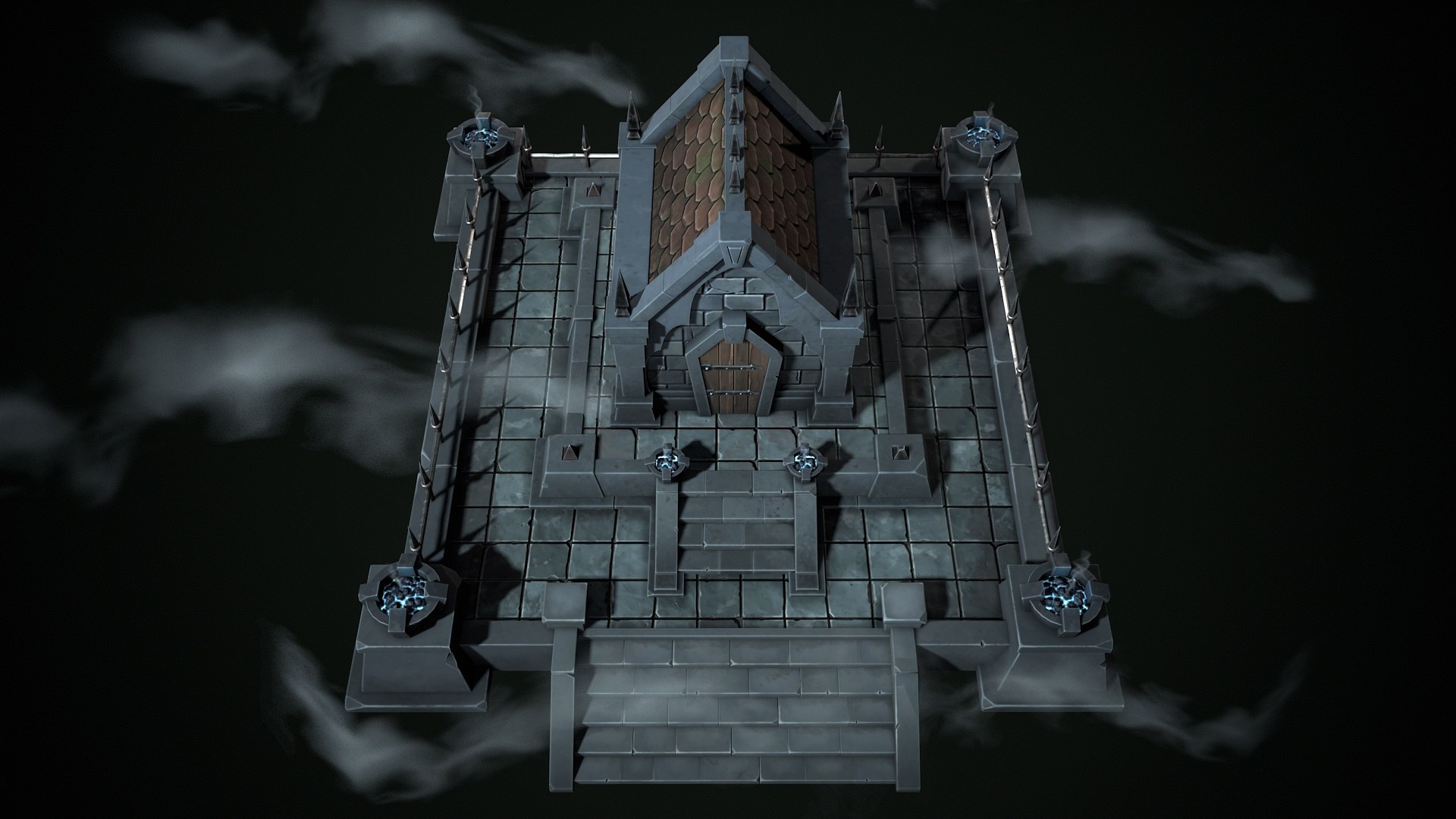 3D Stylized Crypt Model - TurboSquid 2252532