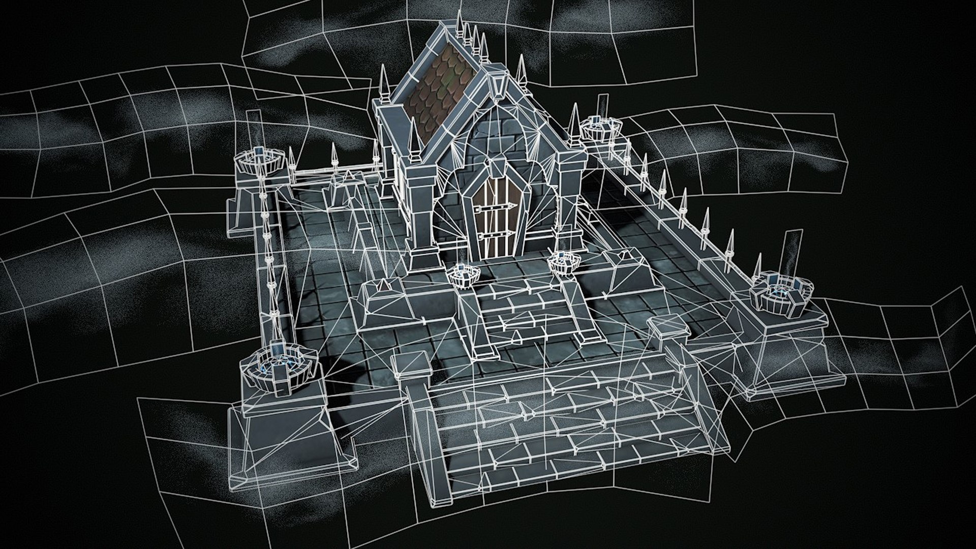 3D Stylized Crypt Model - TurboSquid 2252532