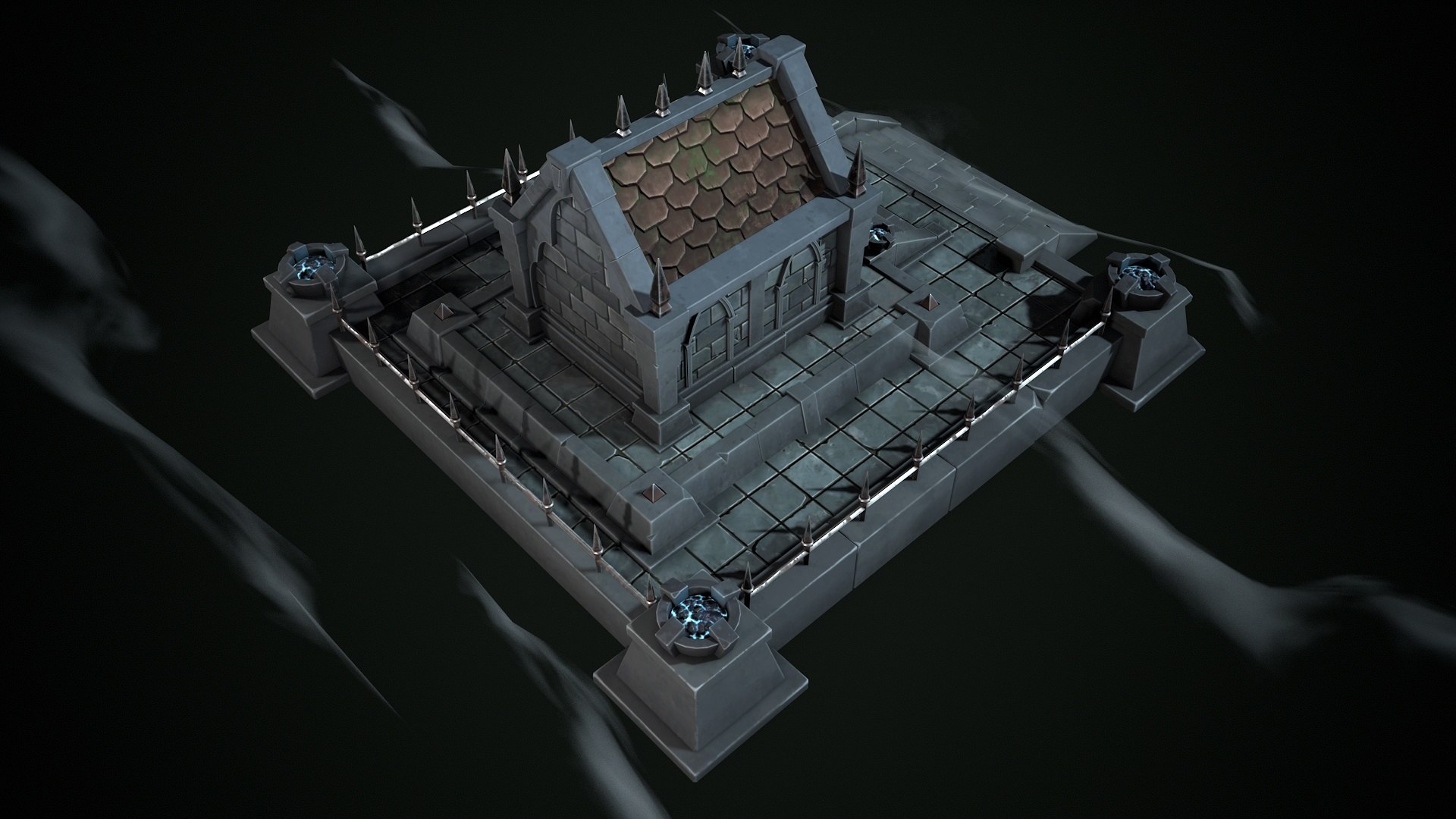 3D Stylized Crypt Model - TurboSquid 2252532