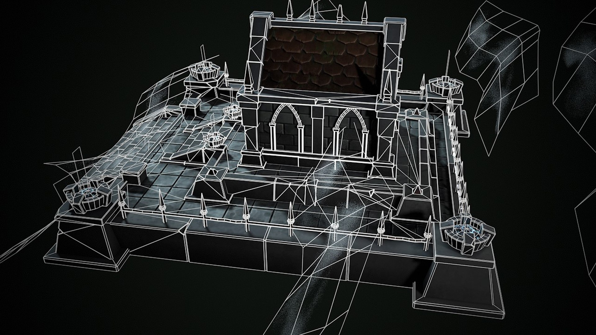 3D Stylized Crypt Model - TurboSquid 2252532