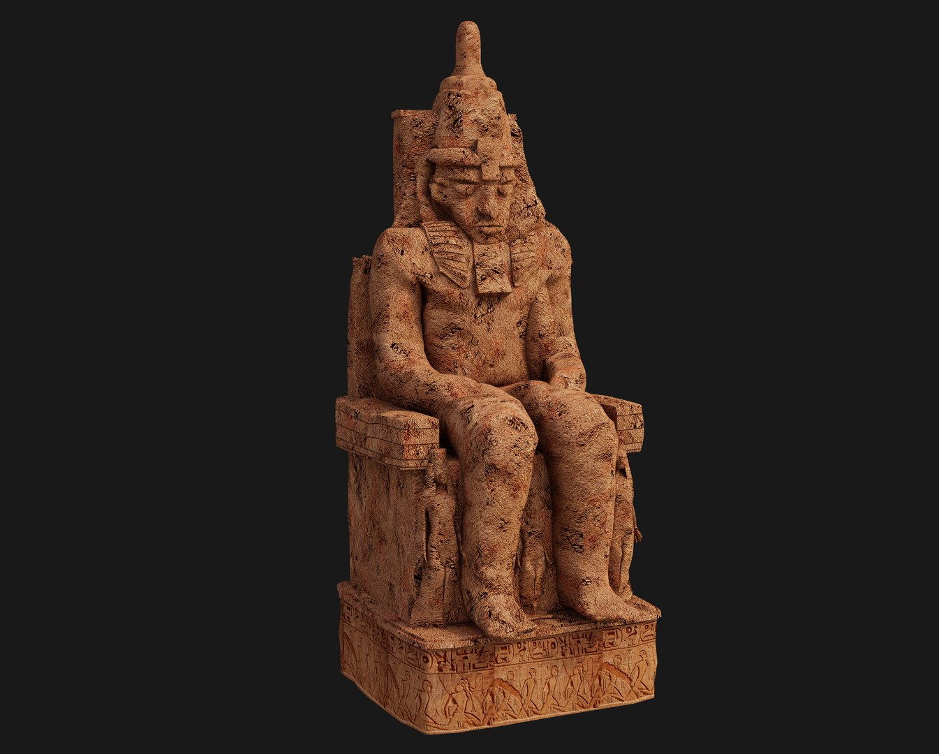 Abu Simbel Statue 3D - TurboSquid 1977162
