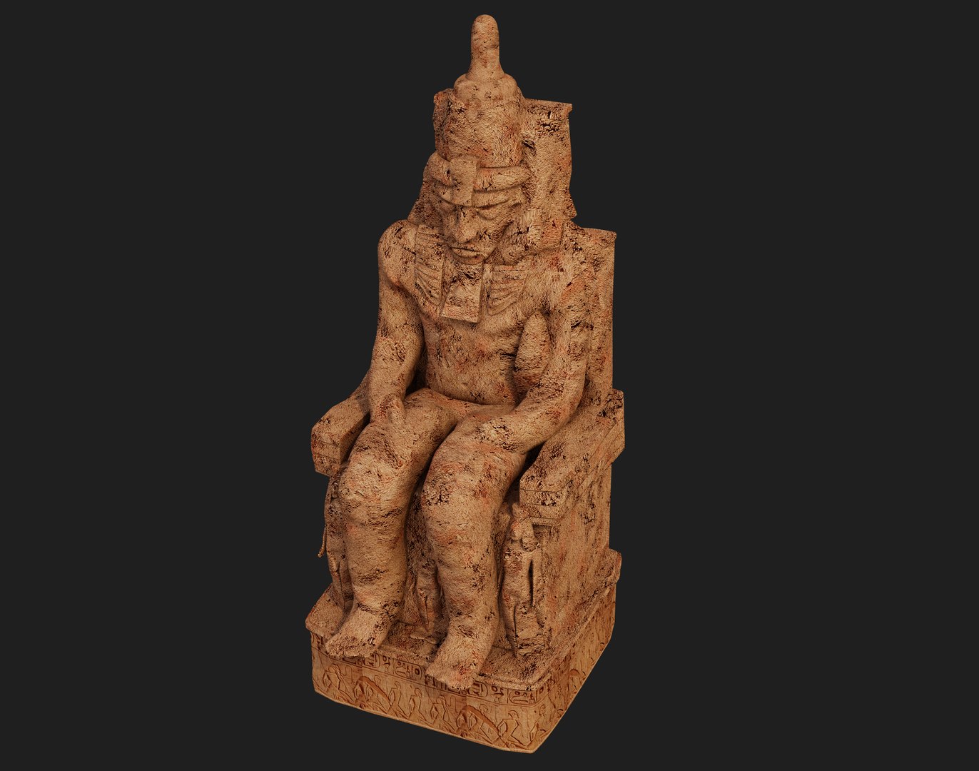 Abu Simbel Statue 3D - TurboSquid 1977162