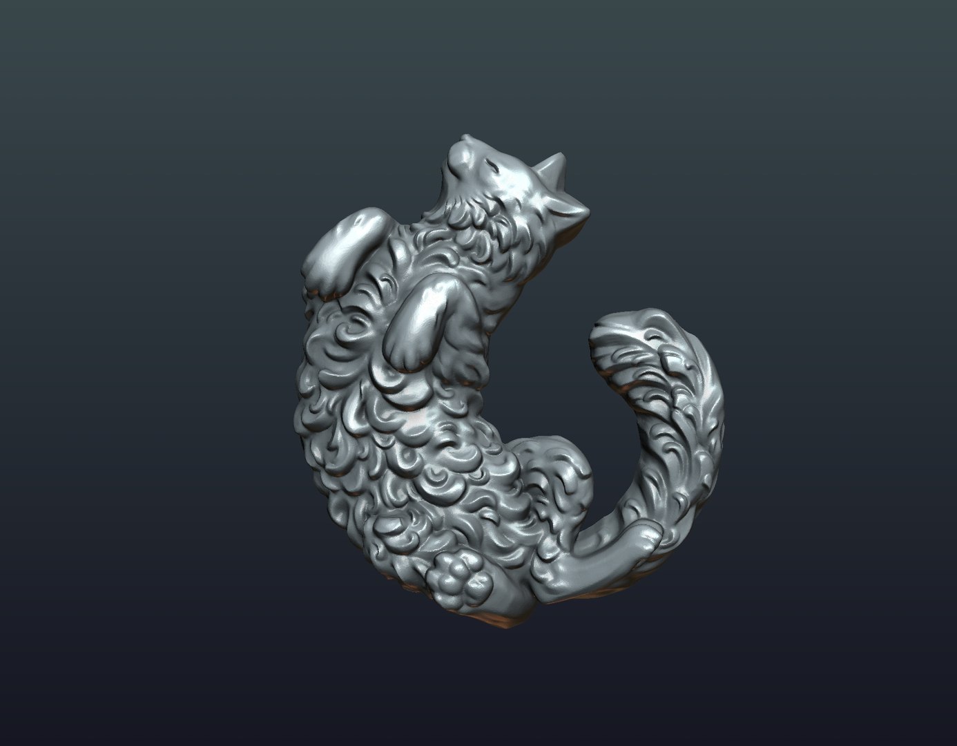 3D Cat Relief - TurboSquid 1390556