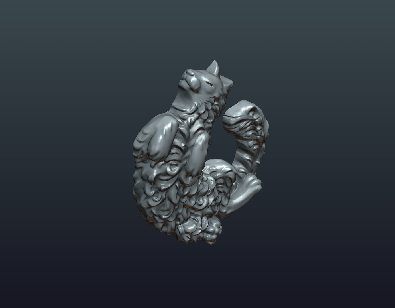 3D Cat Relief - TurboSquid 1390556