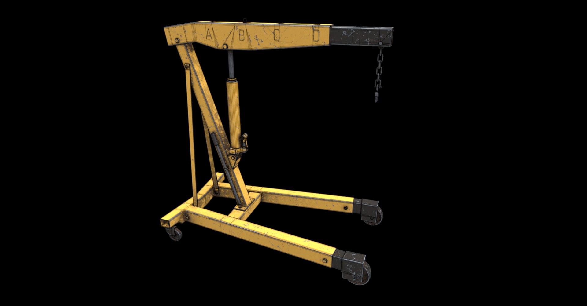 Engine Hoist 3D Model - TurboSquid 2277517