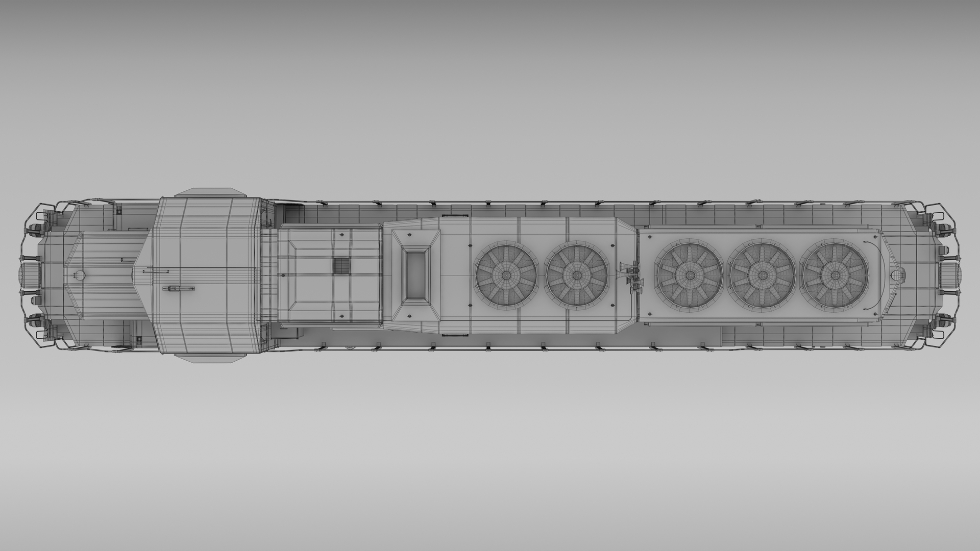 3D locomotive sd40-2 kcs sd40 model - TurboSquid 1567990