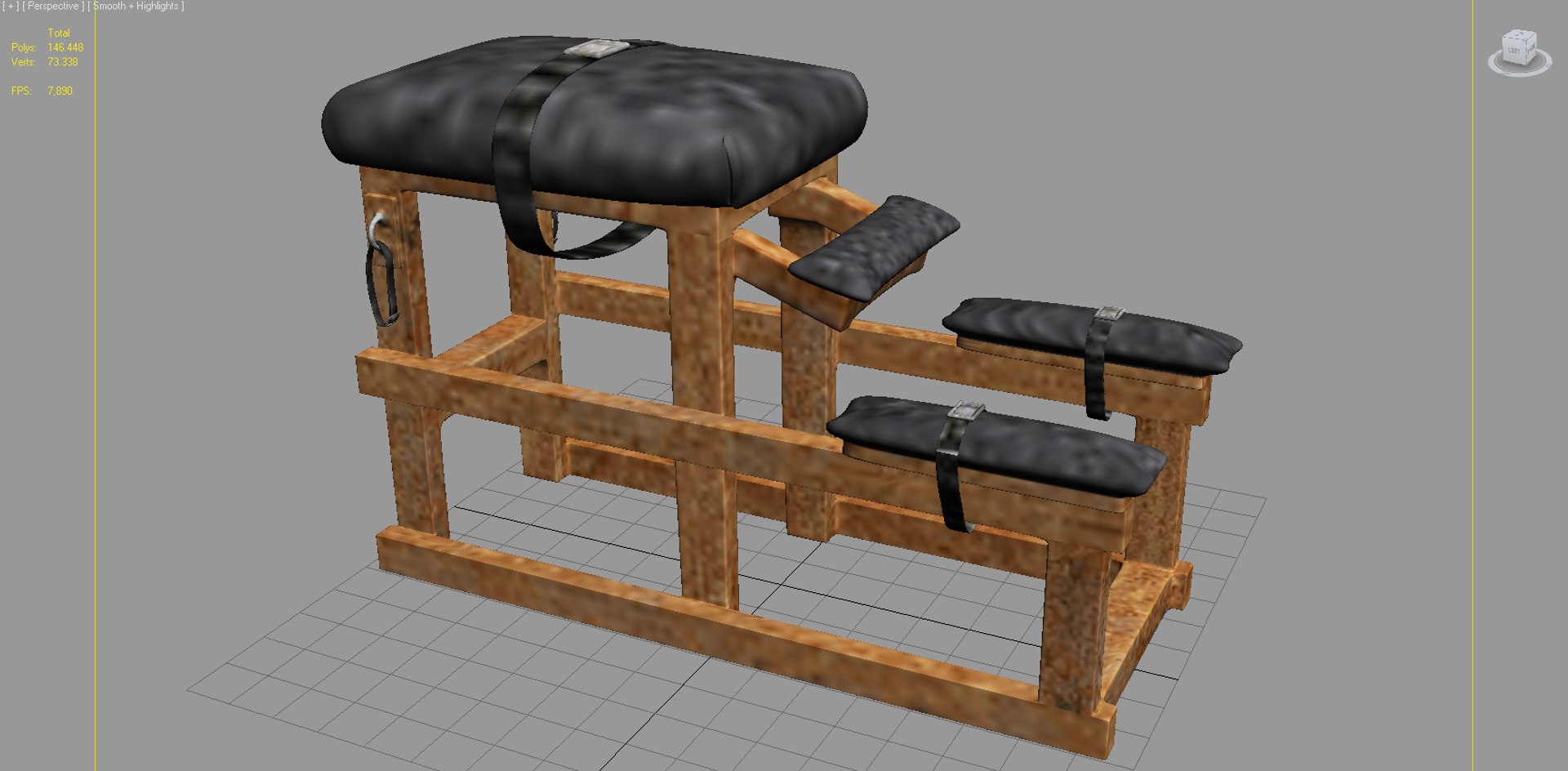 Spanking Bench 3D - TurboSquid 2155113