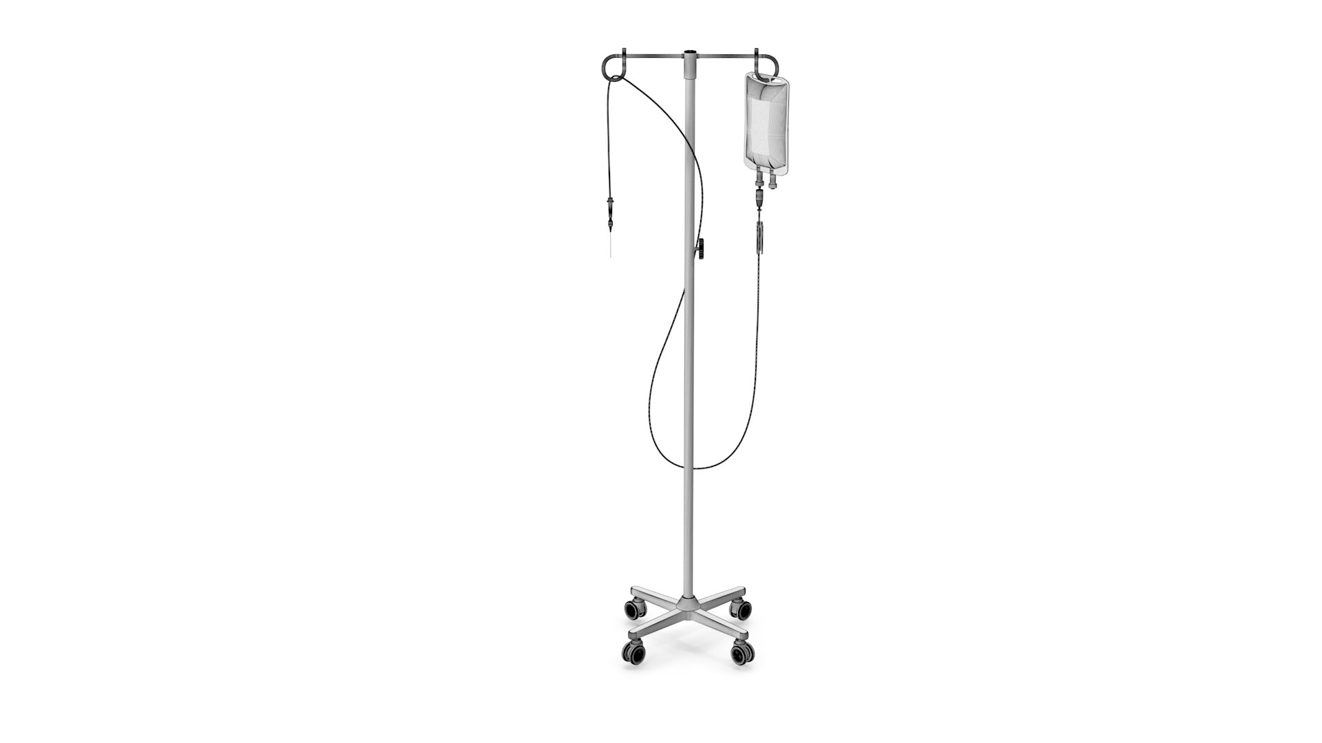 3D IV Pole model - TurboSquid 2147442