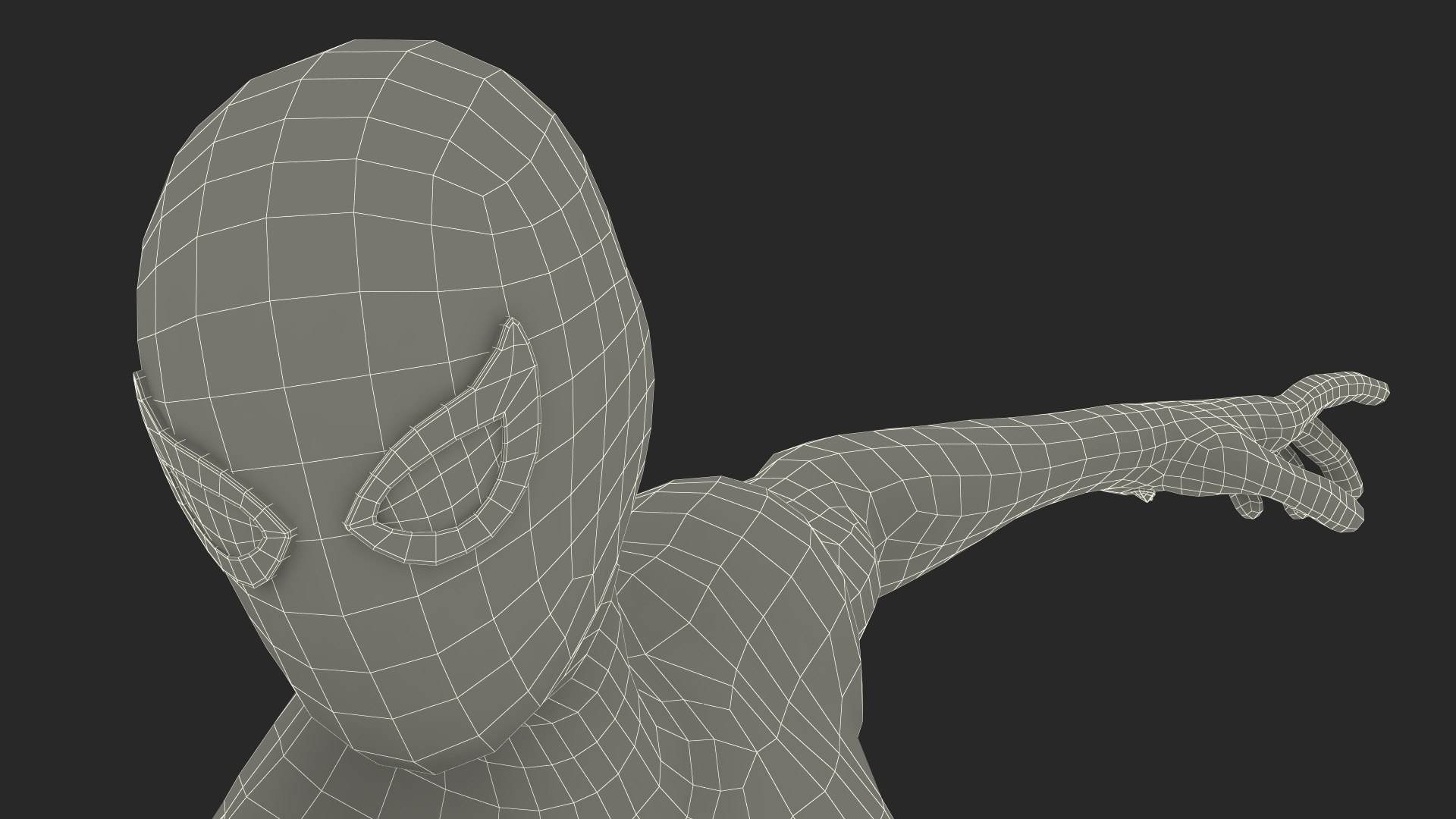 Spiderman Black Suit Shoots Web 3D Model - TurboSquid 2092938