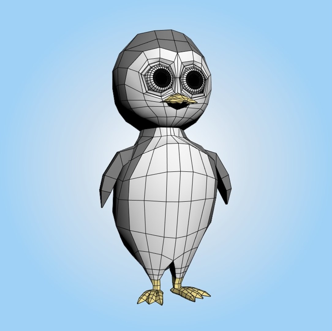 Penguin model - TurboSquid 1813738