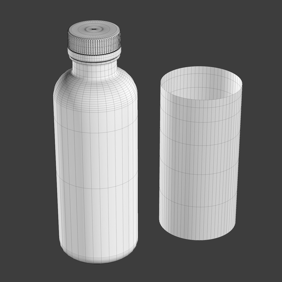 Glass Bottle Model - TurboSquid 1517813