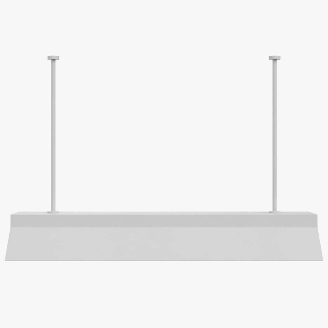 3D double neon ceiling lamp model - TurboSquid 1559467