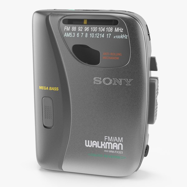 modelo 3d Reproductor de casetes Sony Walkman antiguo - TurboSquid 2318233