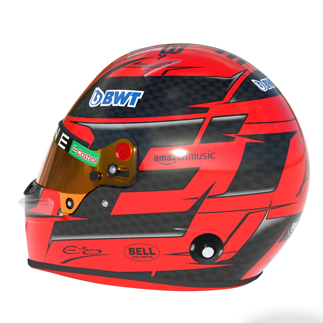F1 Esteban Ocon Helmet 2024 3D Model - TurboSquid 2251901