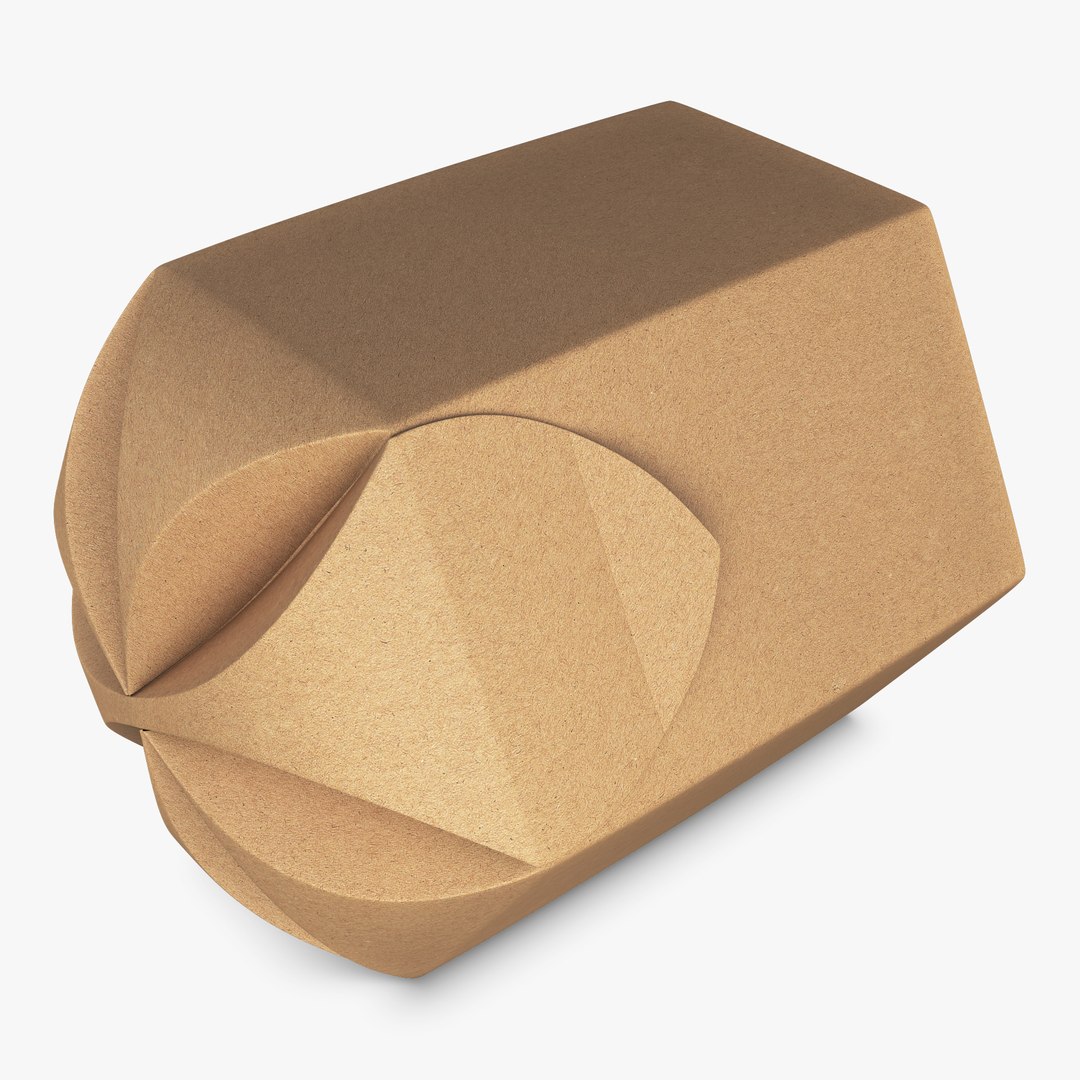 3D Package Cardboard Hexagon Petal Box M 2 Model - TurboSquid 2148410