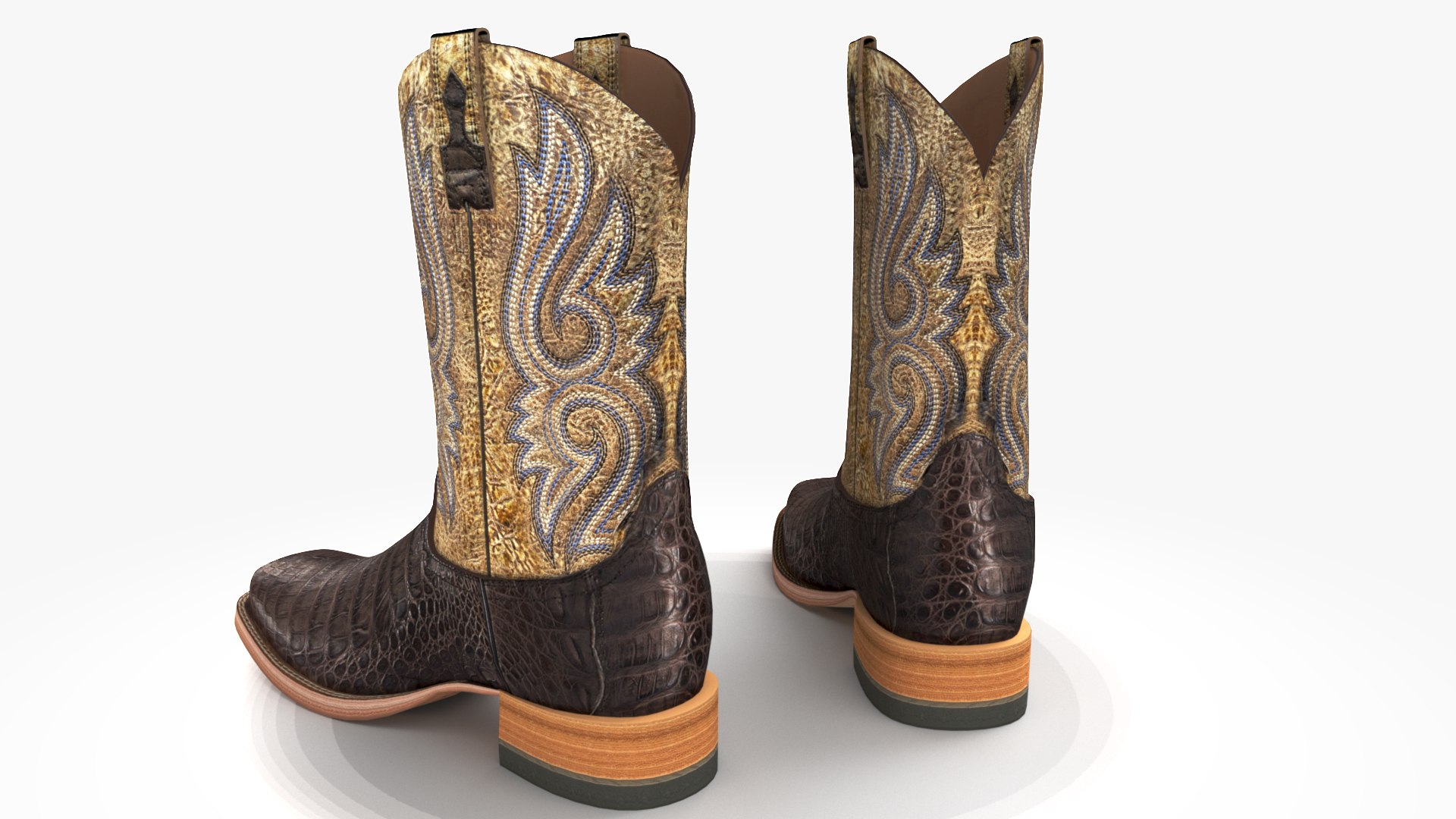 3D Cowboy Western Boot Ariat - TurboSquid 1951962