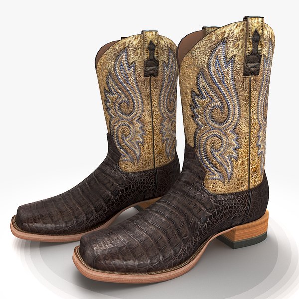 Cowboy Boots 3D Models for Download | TurboSquid