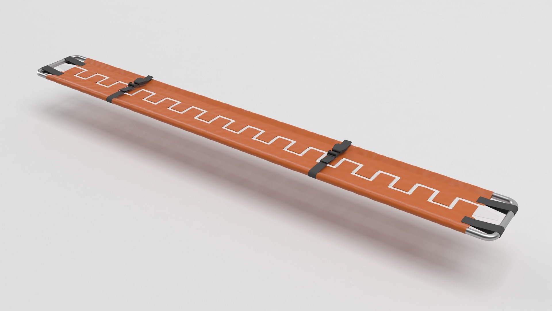 Ferno Model 12C Emergency Stretcher With Wheels Model - TurboSquid 1936207