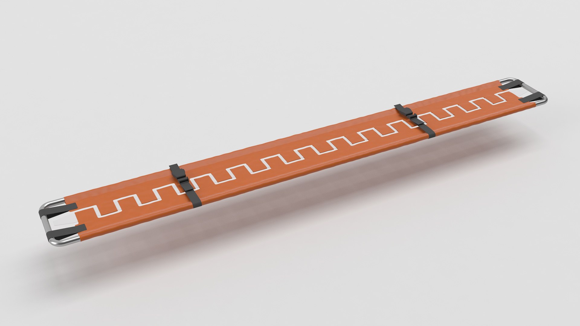 Ferno Model 12C Emergency Stretcher With Wheels Model - TurboSquid 1936207