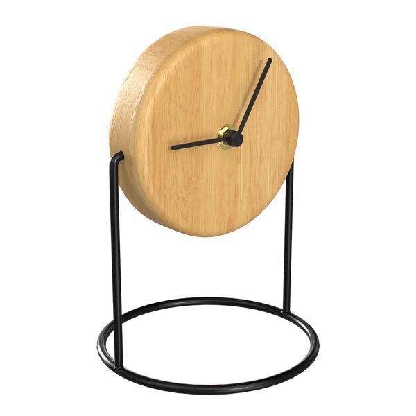modelo 3d Wooden Clock - TurboSquid 2036058