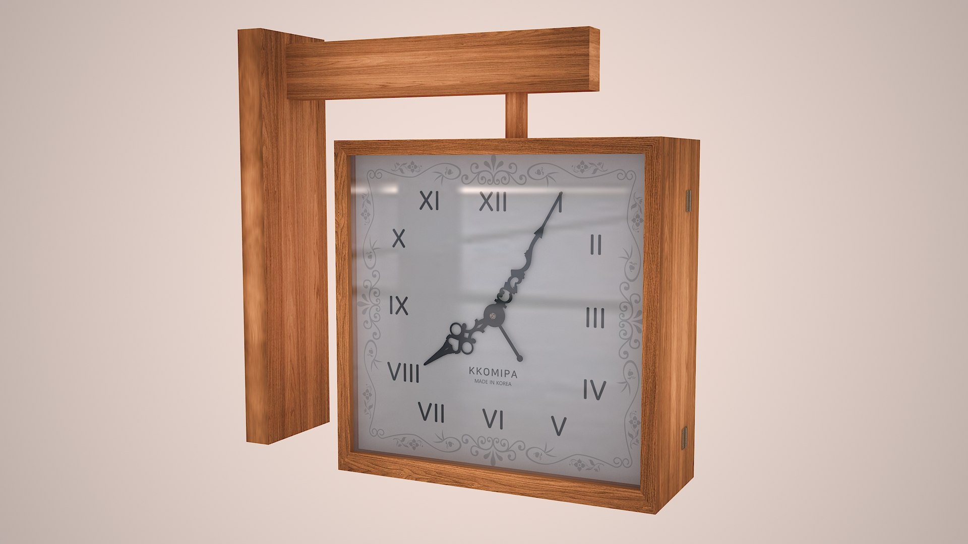 3D wall clock - TurboSquid 1427033
