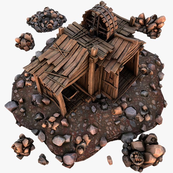 modelo 3d Mina de cobre medieval - TurboSquid 2358692