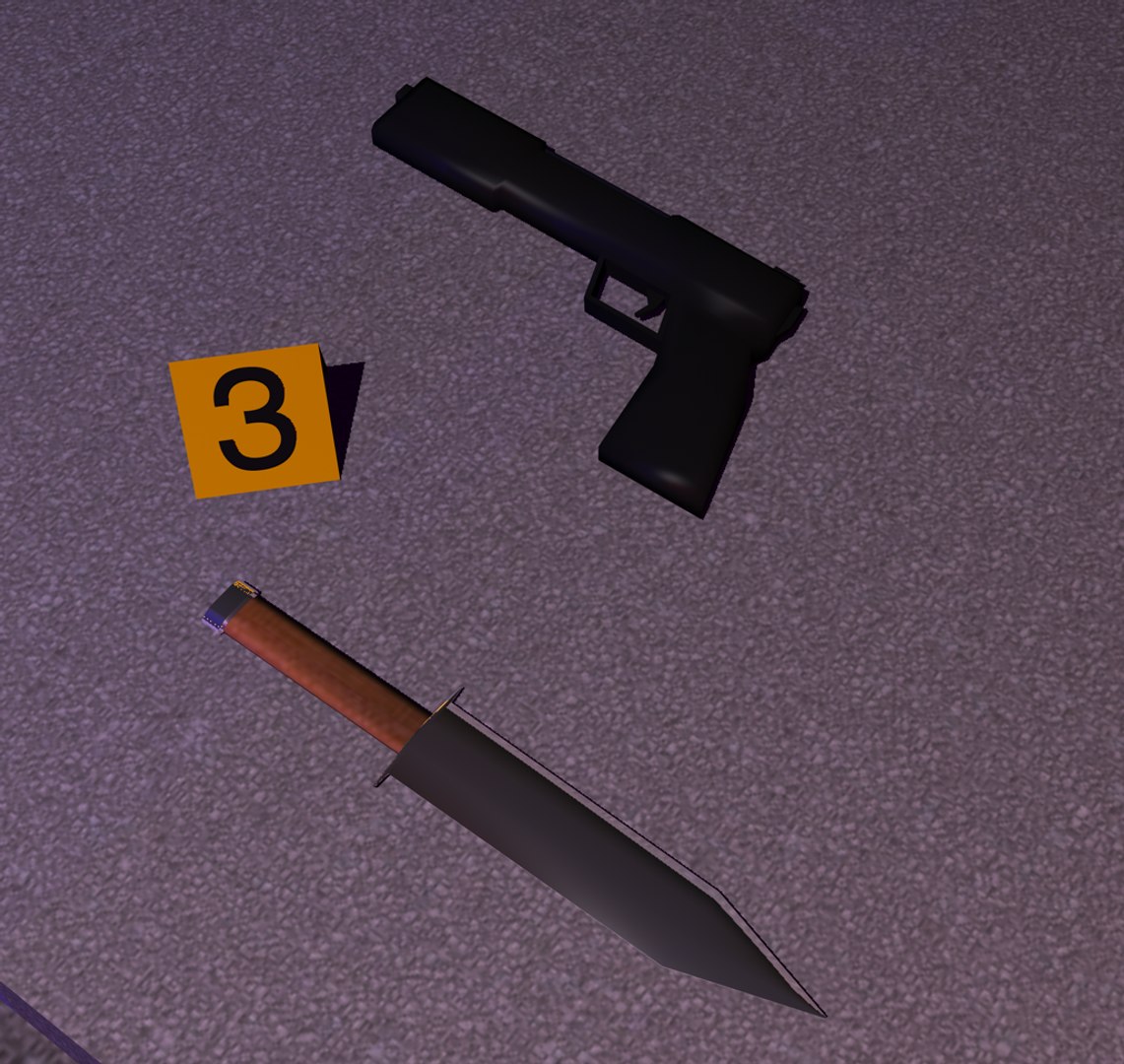 Crime Scene 3d Model