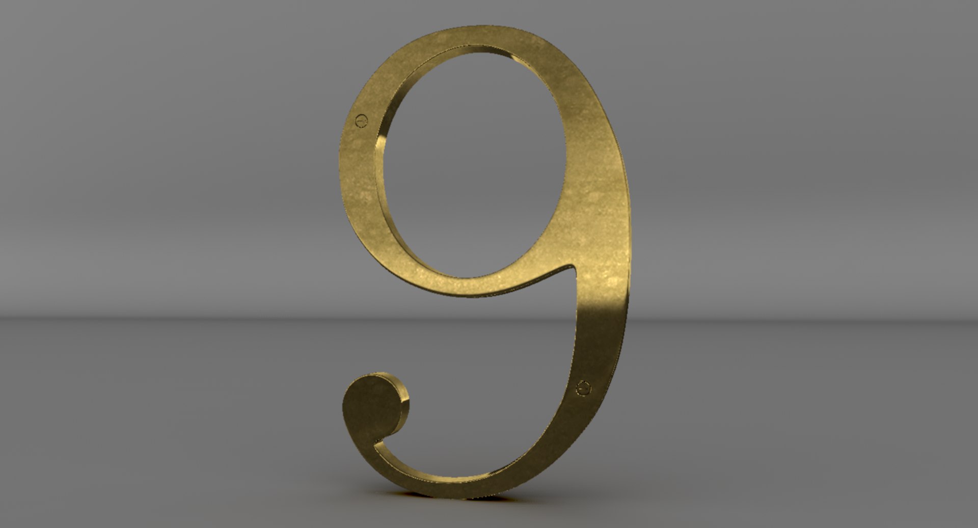 max polished door numbers