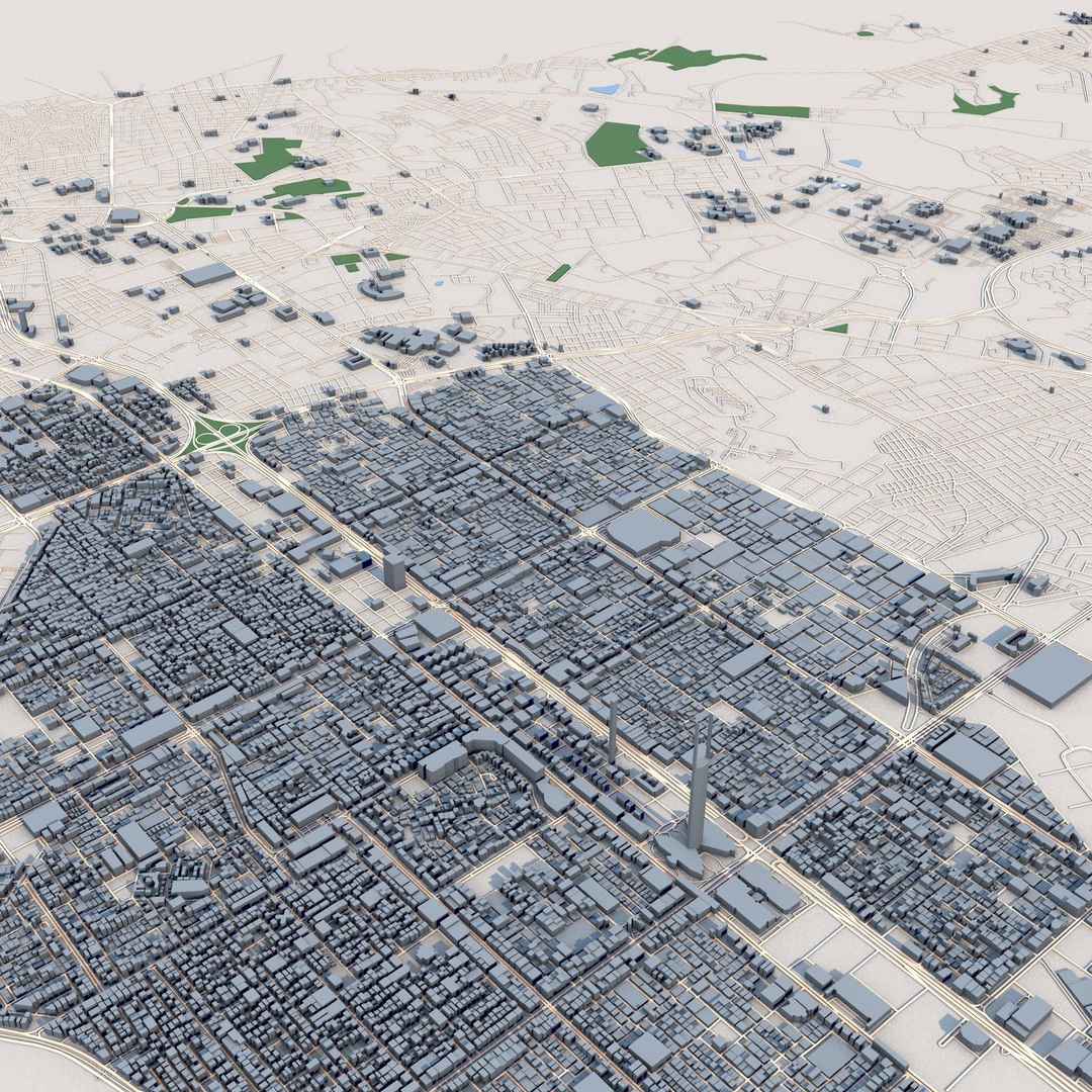 Riyadh City Saudi Arabia Model - TurboSquid 2299015