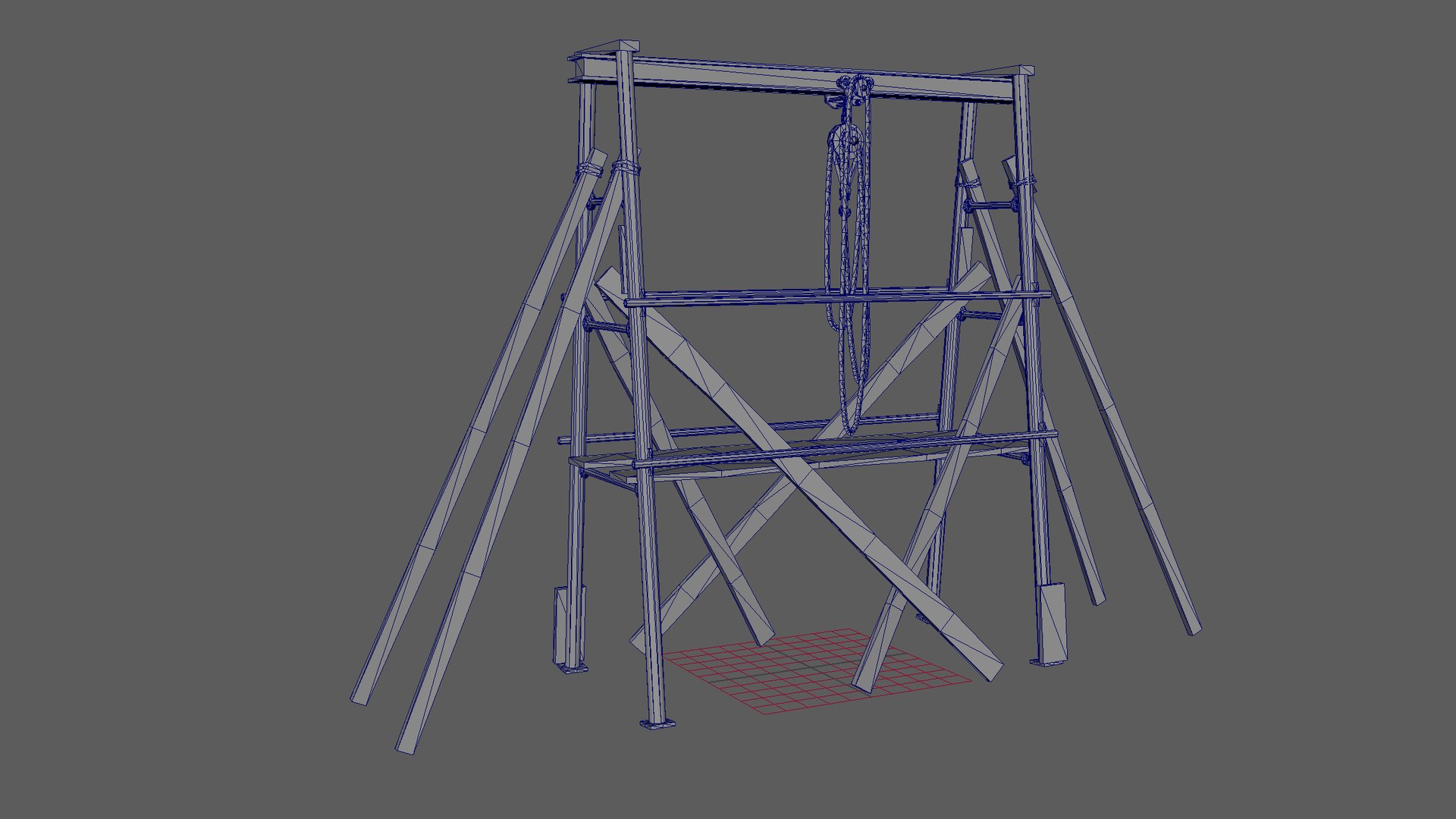 Scaffolding 02 PULLY 3D Model - TurboSquid 1870912