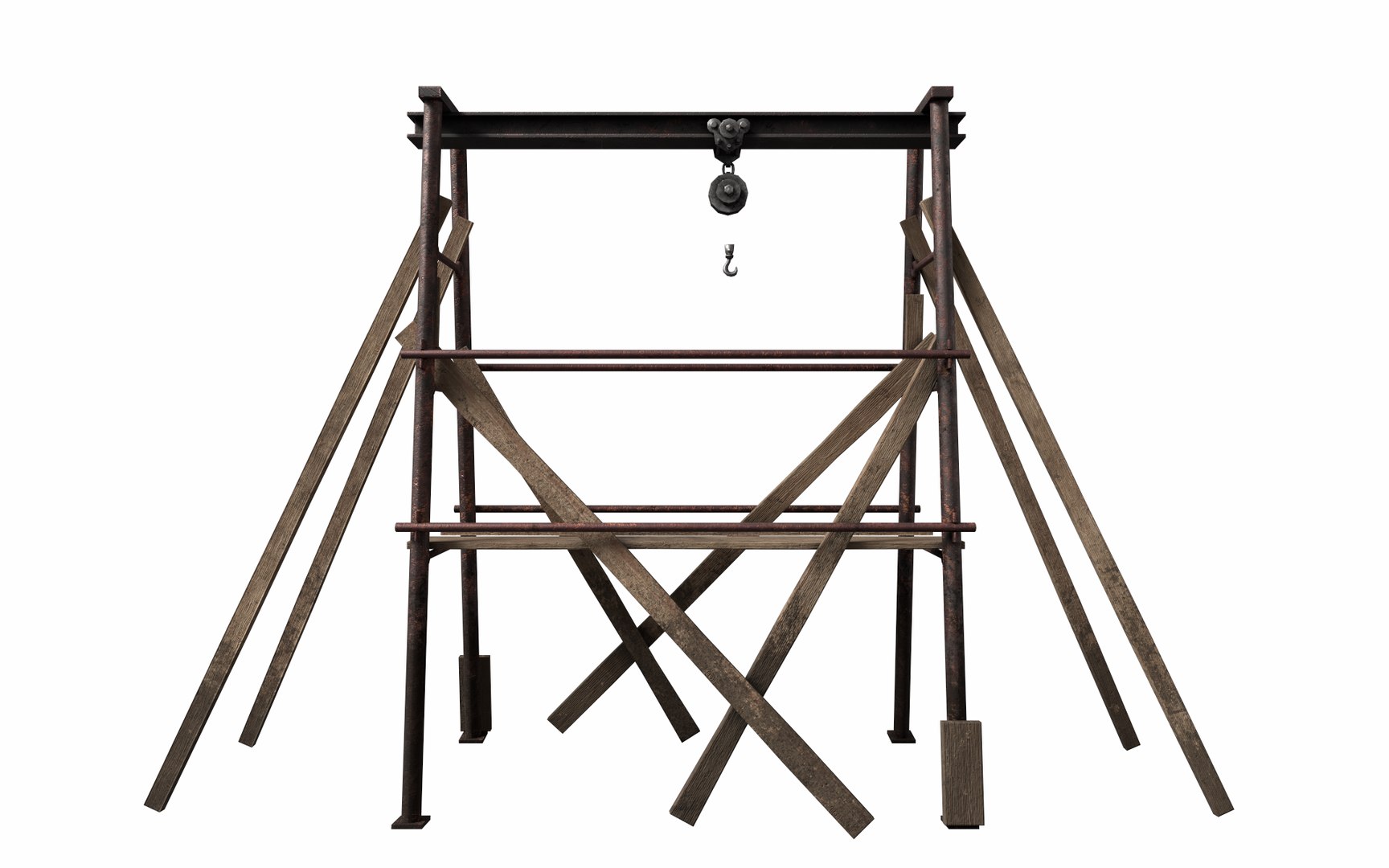 Scaffolding 02 PULLY 3D model - TurboSquid 1870912