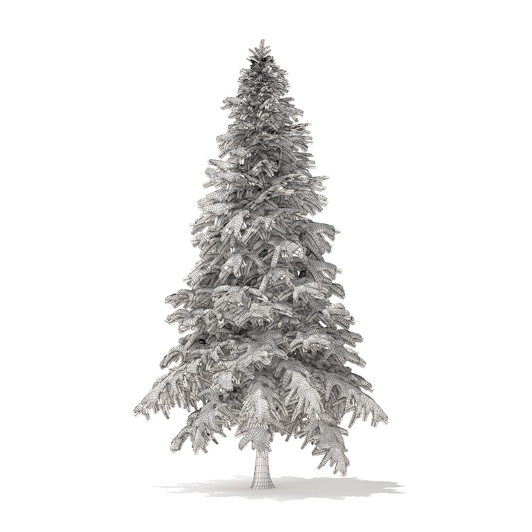3D spruce tree snow 4 - TurboSquid 1273656