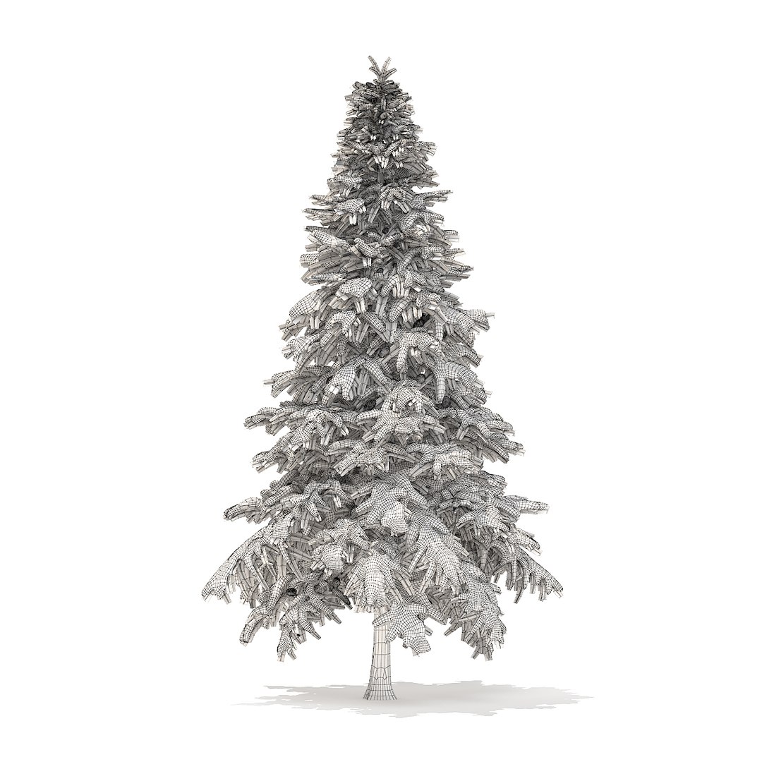 3D spruce tree snow 4 - TurboSquid 1273656