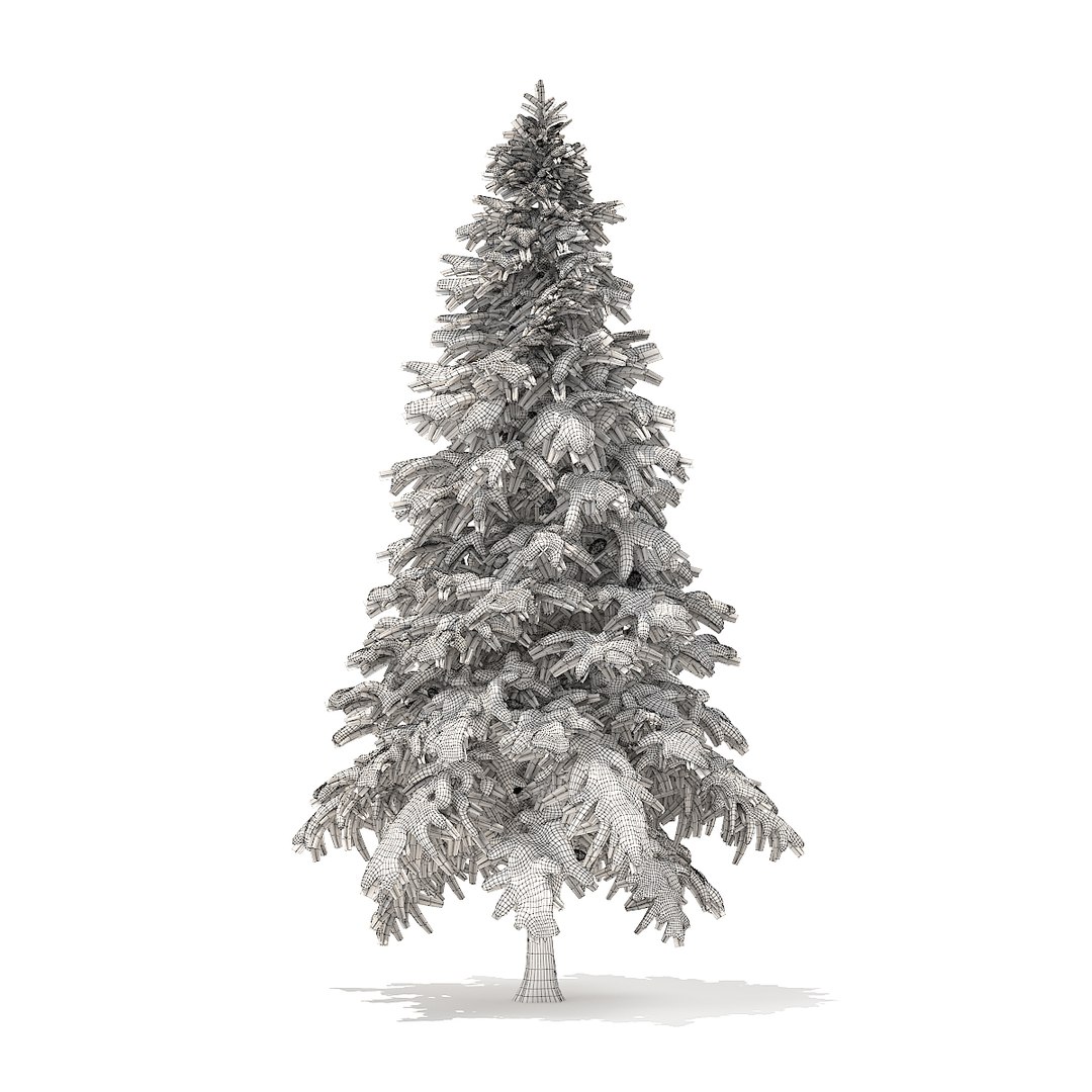 3D spruce tree snow 4 - TurboSquid 1273656