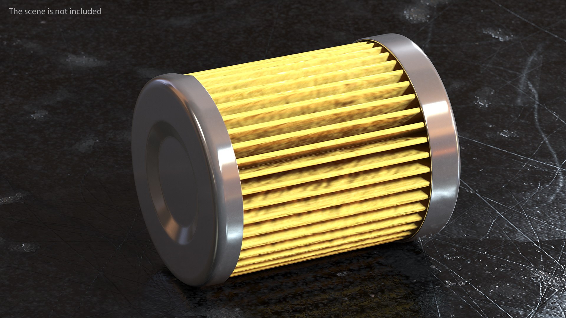 3D Fuel Filter Paper Element - TurboSquid 1766417