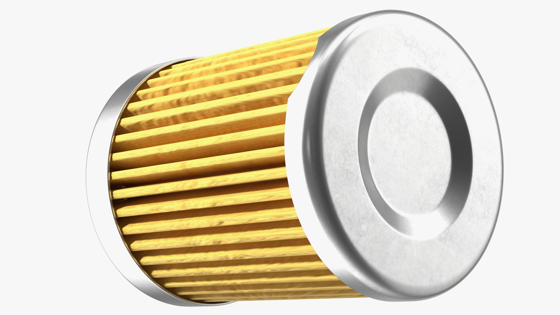 3D Fuel Filter Paper Element - TurboSquid 1766417