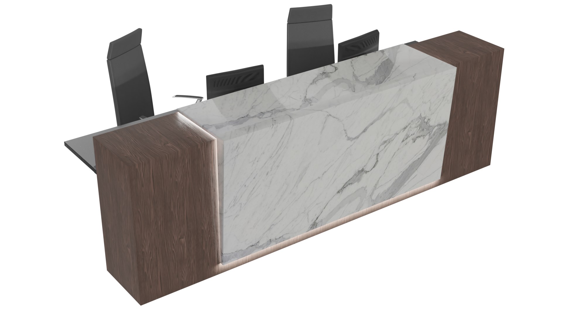 3D Photorealistic Reception Desk Pbr - TurboSquid 1663325
